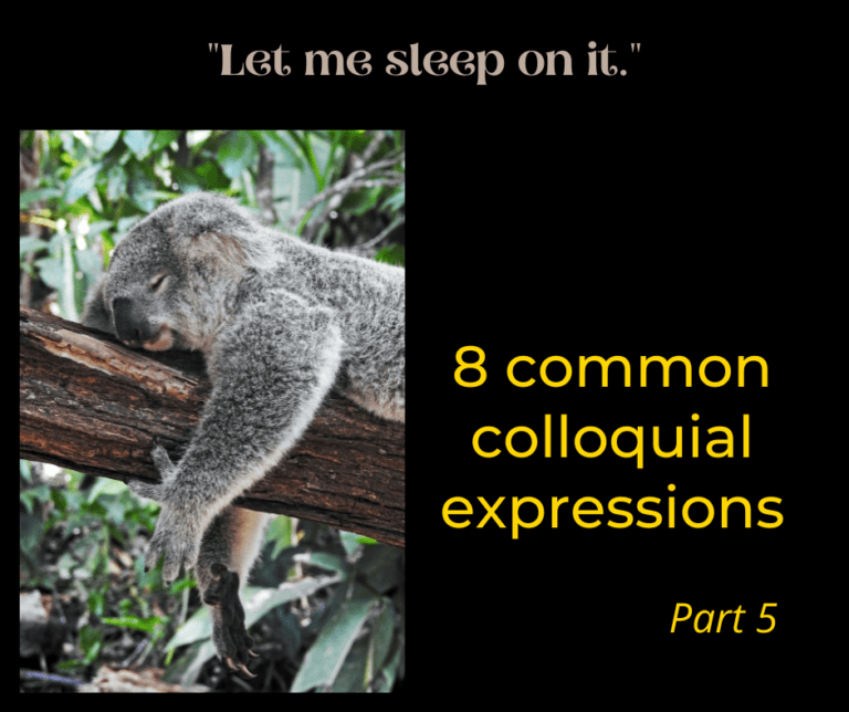 8 common colloquial expressions – Part 5 – AIRC381 – Inglespodcast