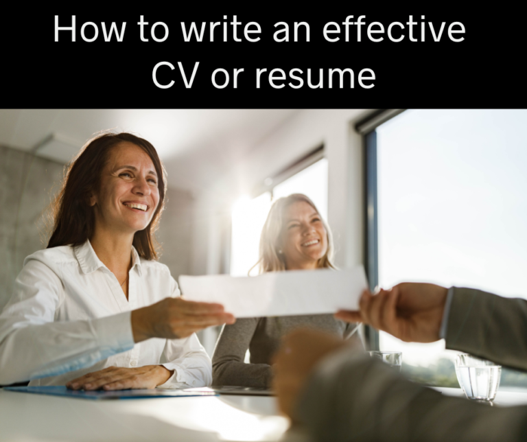 How to write an effective CV or resume FB – Inglespodcast